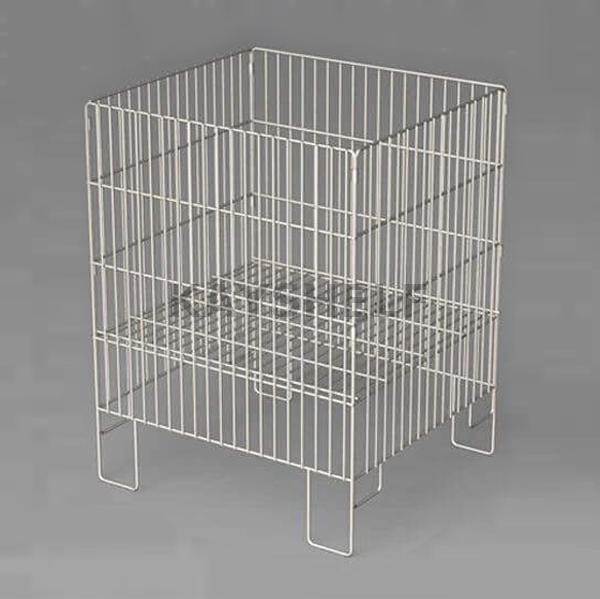 Floor Stand Square Wire Dump Bin with Adjustable Shelf for Retail ...